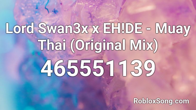 Lord Swan3x X Ehde Muay Thai Original Mix Roblox Id Roblox Music Codes